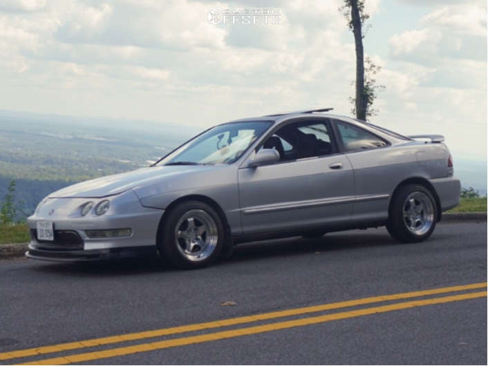 2000 Acura Integra with 15x8 20 Aodhan Ah03 and 195/50R15 Falken Ziex ...
