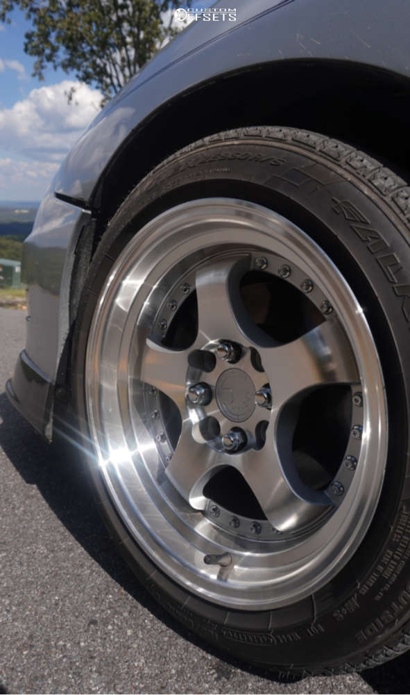 2000 Acura Integra with 15x8 20 Aodhan Ah03 and 195/50R15 Falken Ziex ...