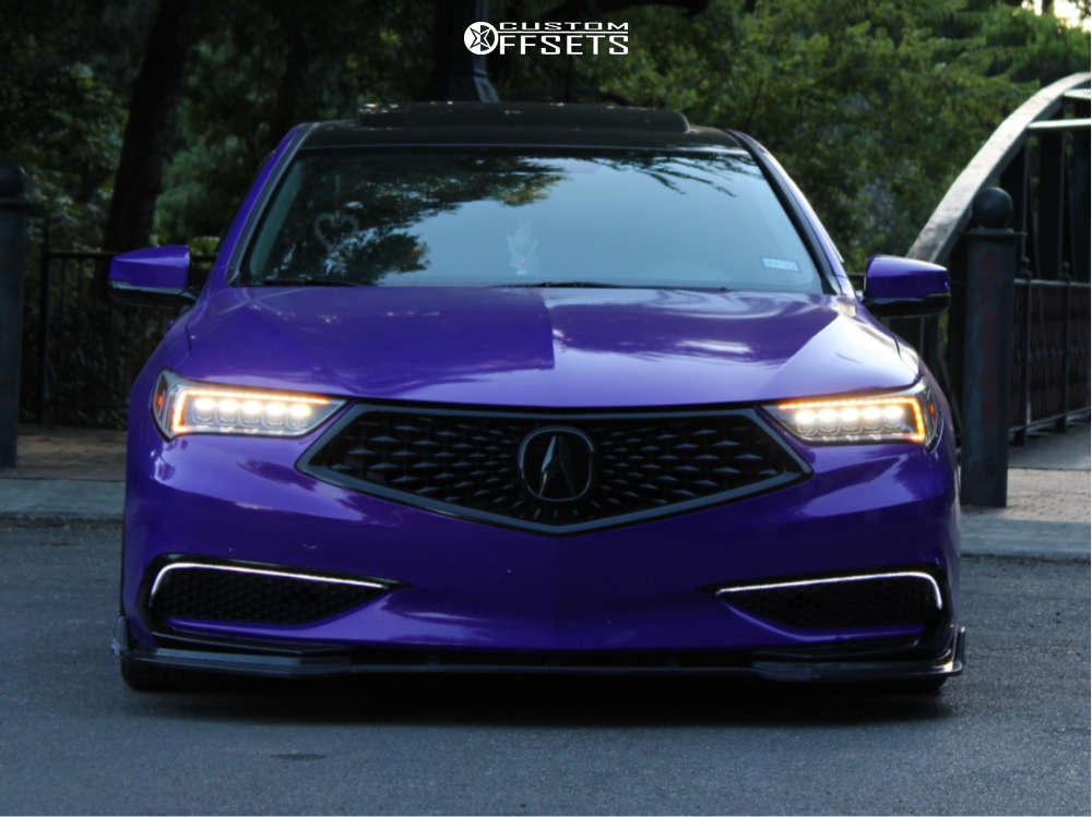 2019 Acura TLX with 18x8.75 36 XXR 550 and 245/45R18 Fullrun SF7000 and ...