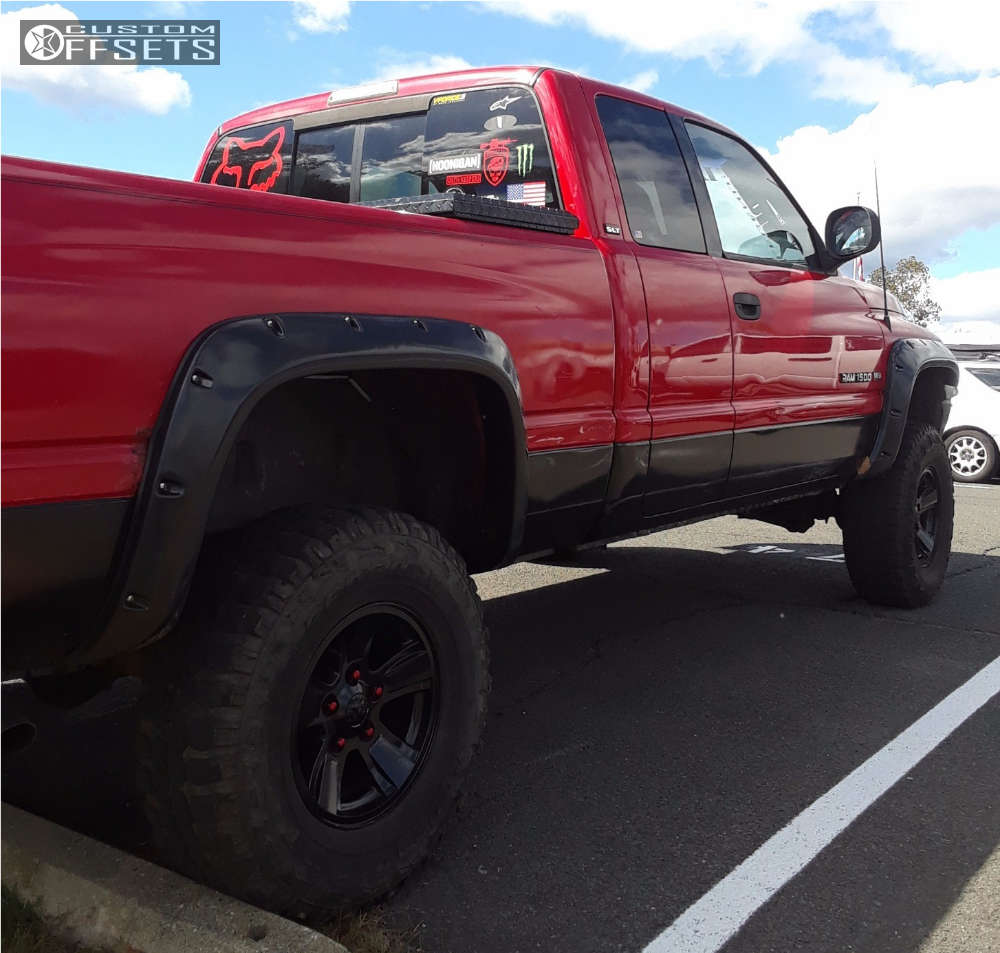 1998 Dodge Ram 1500 with 16x8 19 OEM Wheels Spaced Out Stockers and 285 ...