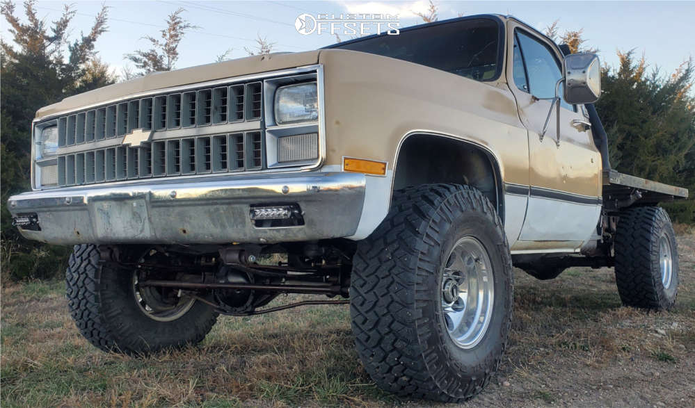 1983 Chevrolet K20 with 16x10 -38 Alloy Ion Style 171 and 315/75R16 ...