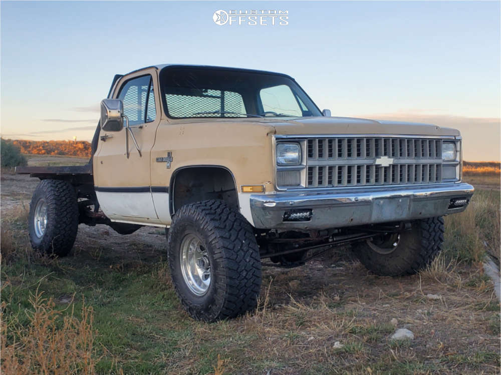 1983 Chevrolet K20 with 16x10 -38 Alloy Ion Style 171 and 315/75R16 ...