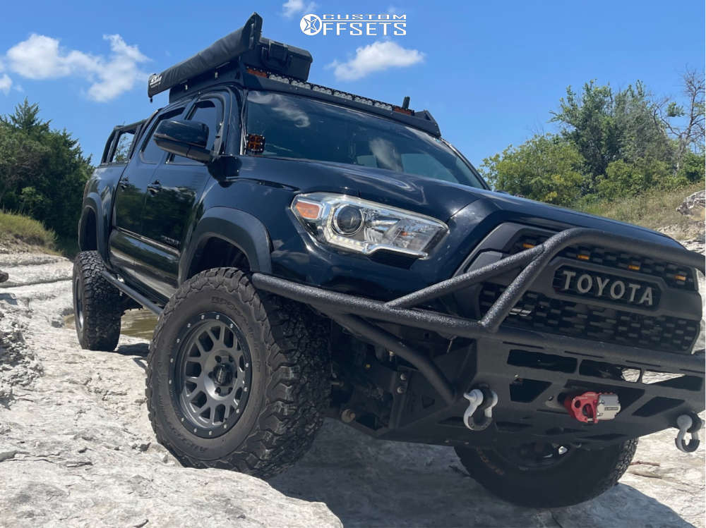 2017 Toyota Tacoma with 17x9 -6 Pro Comp Vertigo and 285/70R17 ...