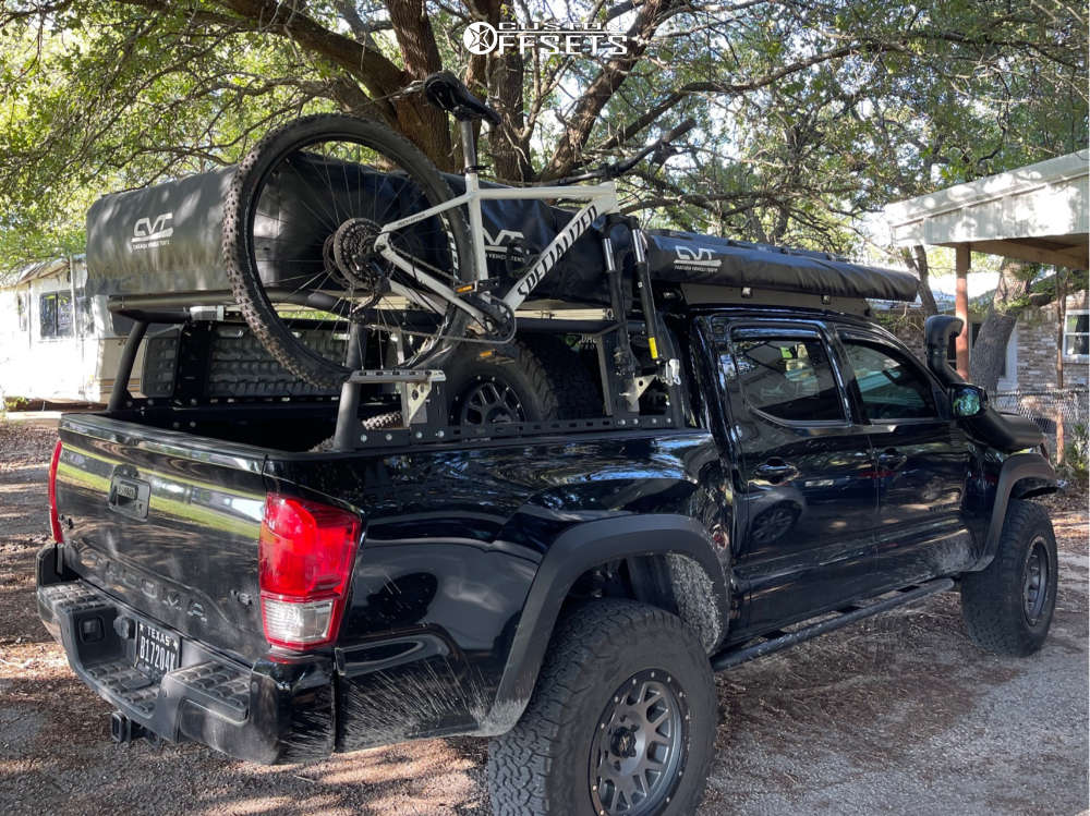 2017 Toyota Tacoma with 17x9 -6 Pro Comp Vertigo and 285/70R17 BFGoodrich All Terrain Ta Ko2 and ...