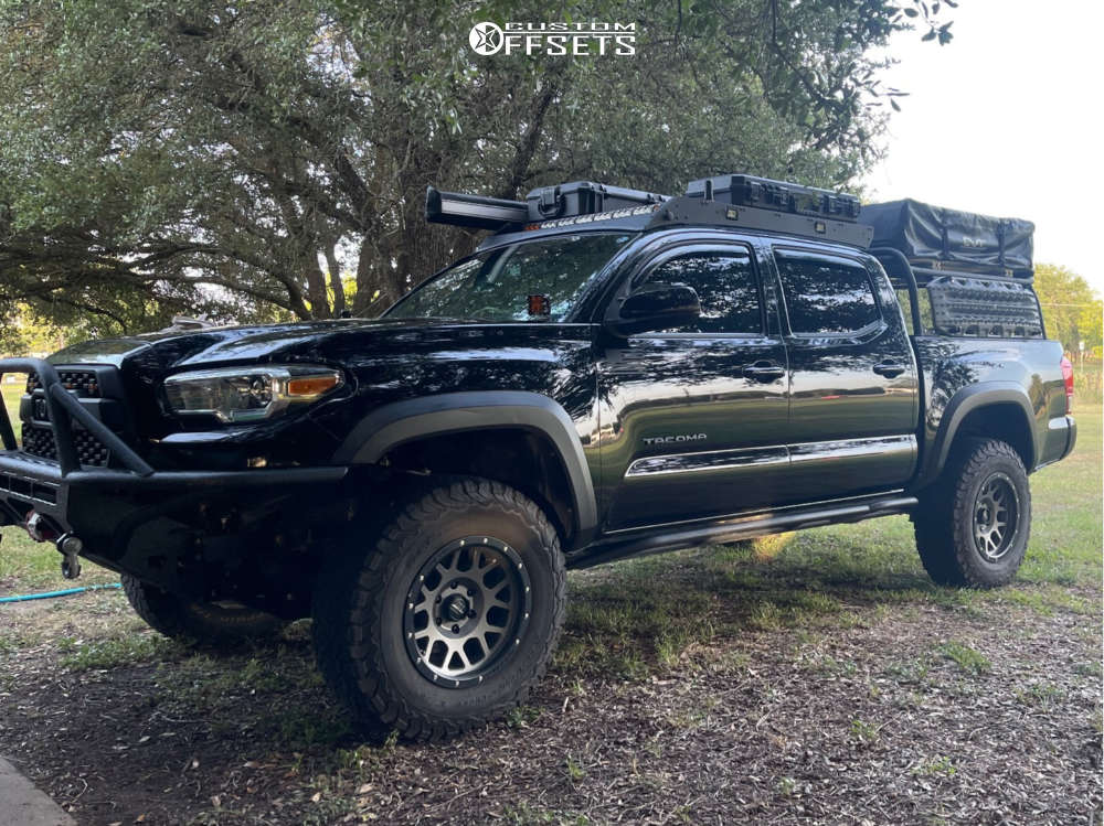 2017 Toyota Tacoma with 17x9 -6 Pro Comp Vertigo and 285/70R17 ...