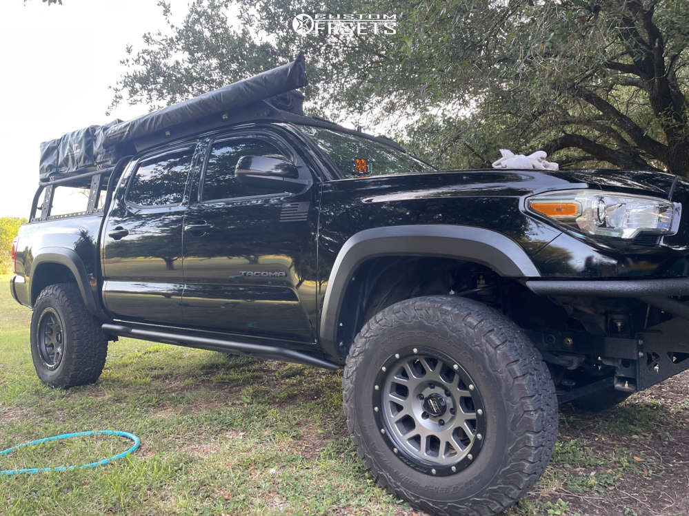 2017 Toyota Tacoma with 17x9 -6 Pro Comp Vertigo and 285/70R17 BFGoodrich All Terrain Ta Ko2 and ...