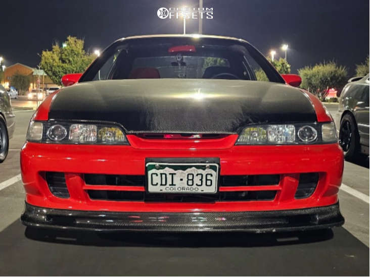 2000 Acura Integra with 16x8 25 Volk Te37 Sonic and 205/45R16 Toyo ...