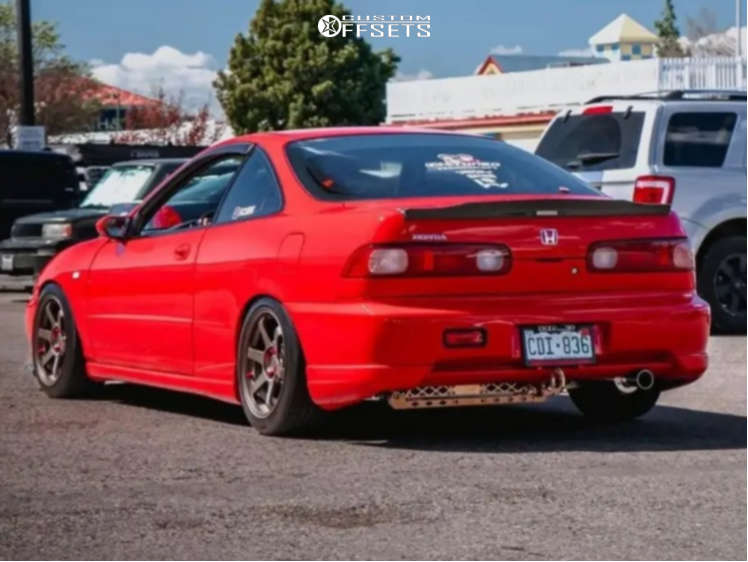 2000 Acura Integra with 16x8 25 Volk Te37 Sonic and 205/45R16 Toyo ...