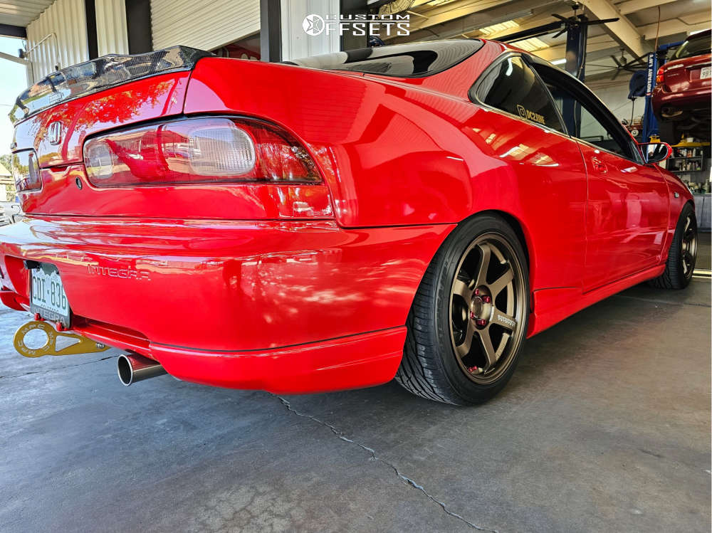 2000 Acura Integra with 16x8 25 Volk Te37 Sonic and 205/45R16 Toyo ...