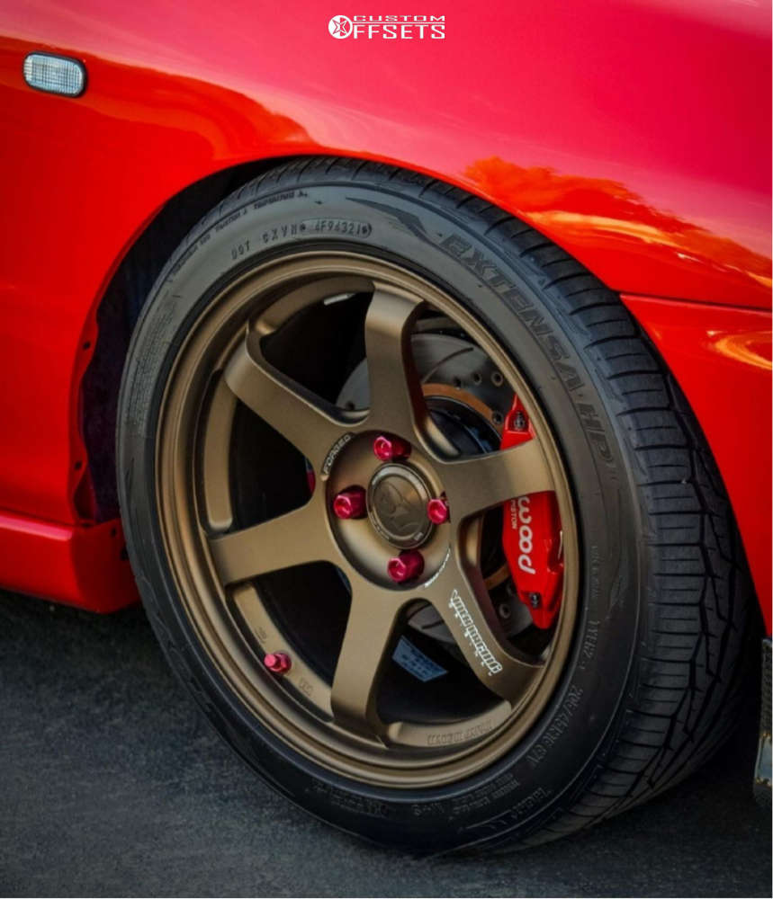 2000 Acura Integra with 16x8 25 Volk Te37 Sonic and 205/45R16 Toyo ...