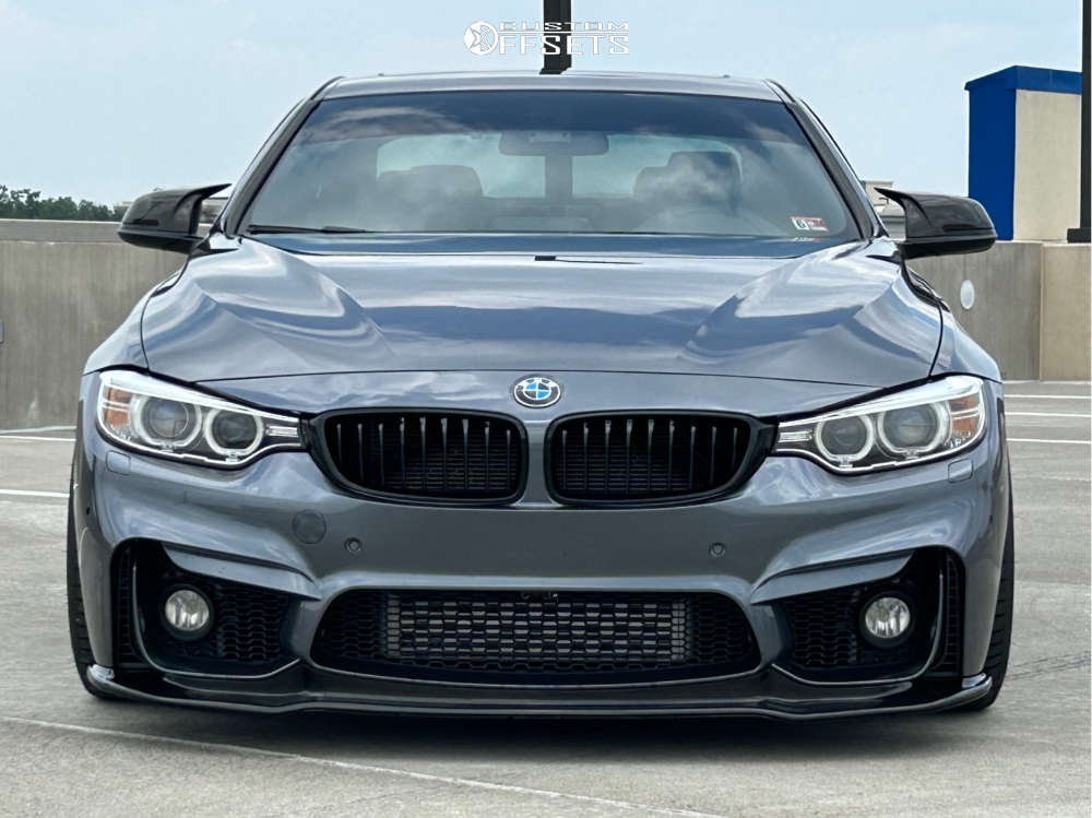 2014 BMW 435i XDrive with 19x9.5 35 ESR Rf2 and 255/35R19 Michelin ...