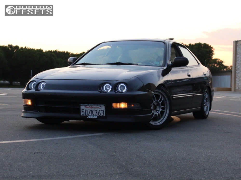 1996 Acura Integra with 16x7 35 Enkei RPF1 and 205/45R16 Falken and ...
