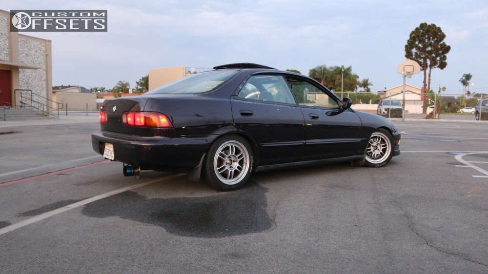 1996 Acura Integra with 16x7 35 Enkei RPF1 and 205/45R16 Falken and ...
