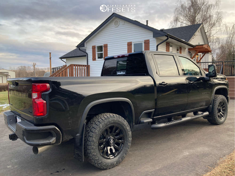 2024 Chevrolet Silverado 3500 HD with 20x9 20 Fuel Blitz and 35/12.5R20 ...
