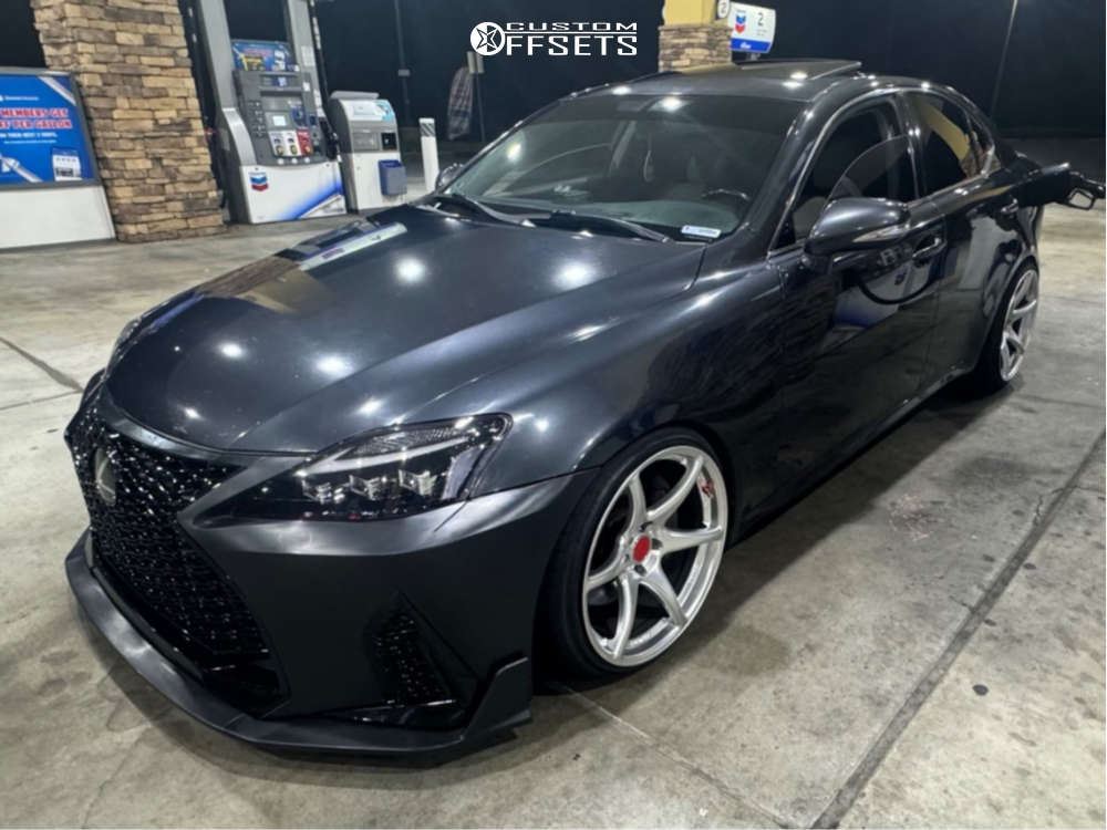 2010 Lexus IS350 with 19x9.5 22 Kansei Tandem and 225/40R19 Advanta Hp ...