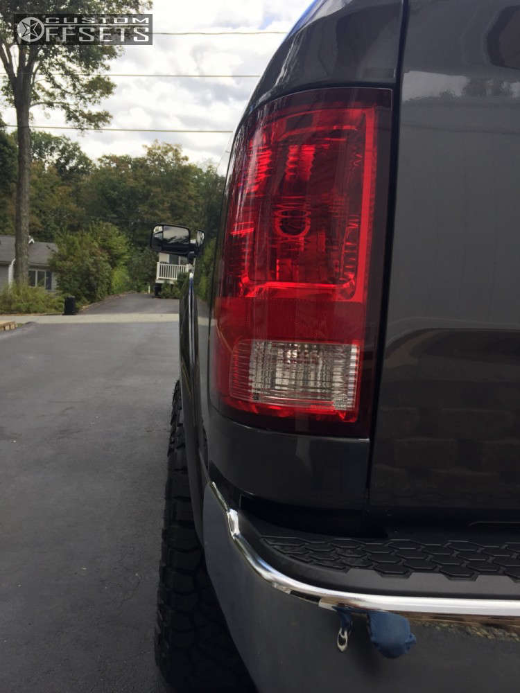 2015 Ram 1500 with 18x9 -12 Fuel Coupler and 295/70R18 Nitto Ridge ...