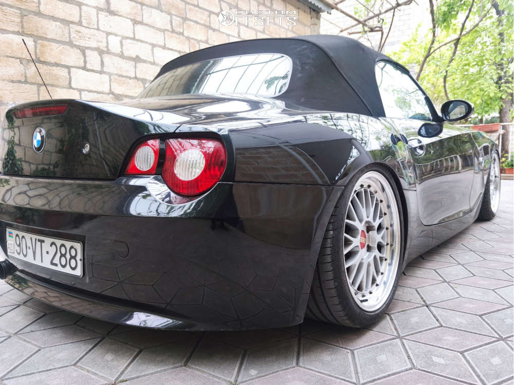 2005 BMW Z4 with 18x8 25 BBS Lm and 225/40R18 Michelin Pilot Sport 4 ...