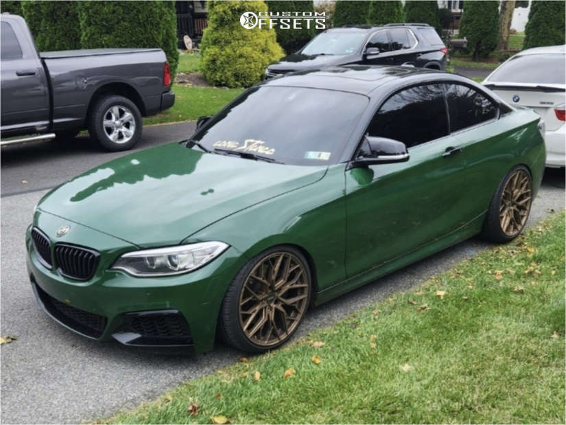 2016 BMW M235i with 19x8.5 35 F1R Fs3 and 225/35R19 Lexani Lx-twenty ...