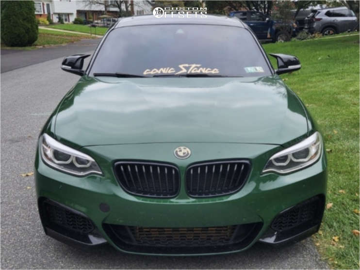 2016 BMW M235i with 19x8.5 35 F1R Fs3 and 225/35R19 Lexani Lx-twenty ...