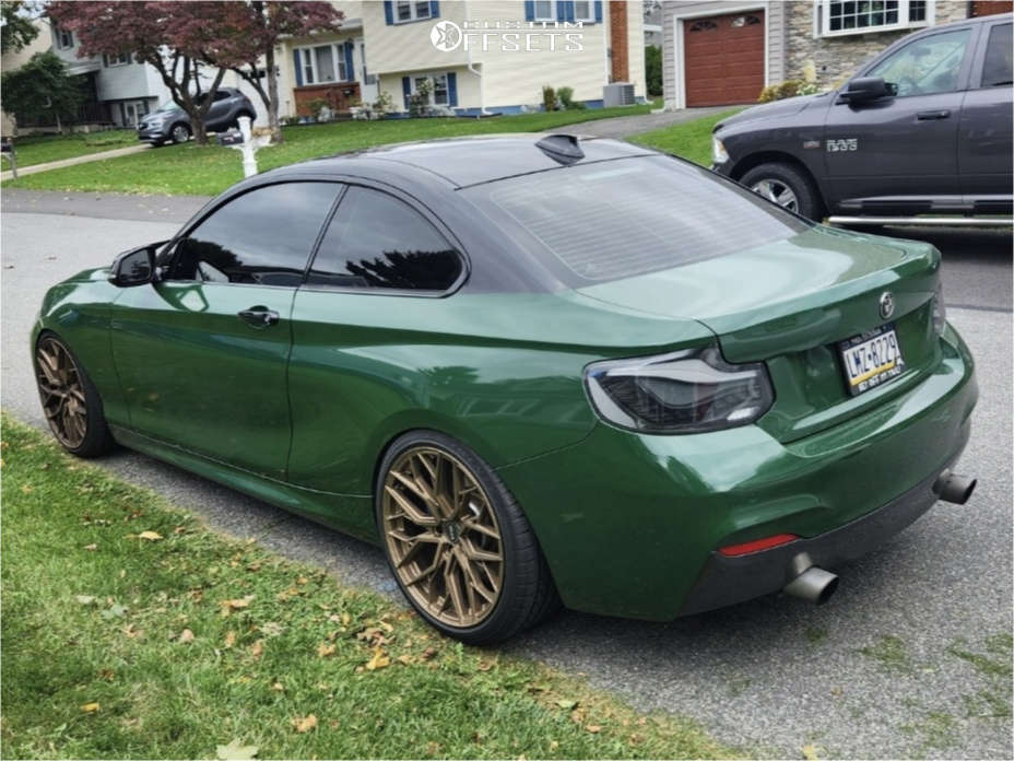 2016 BMW M235i with 19x8.5 35 F1R Fs3 and 225/35R19 Lexani Lx-twenty ...