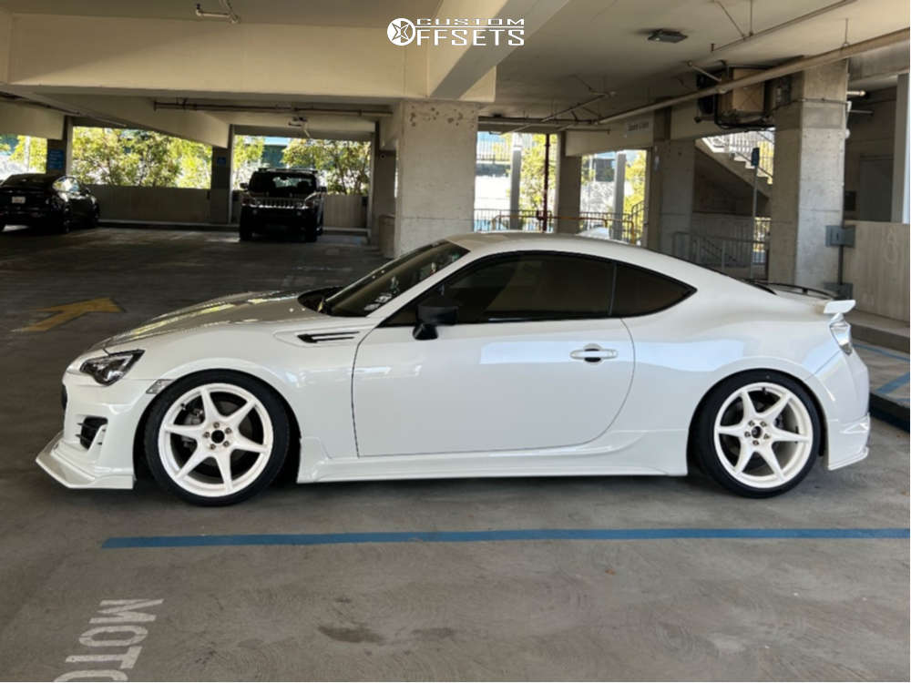 2017 Subaru BRZ with 18x9.5 22 Kansei Tandem and 225/40R18 Lionhart Lh ...