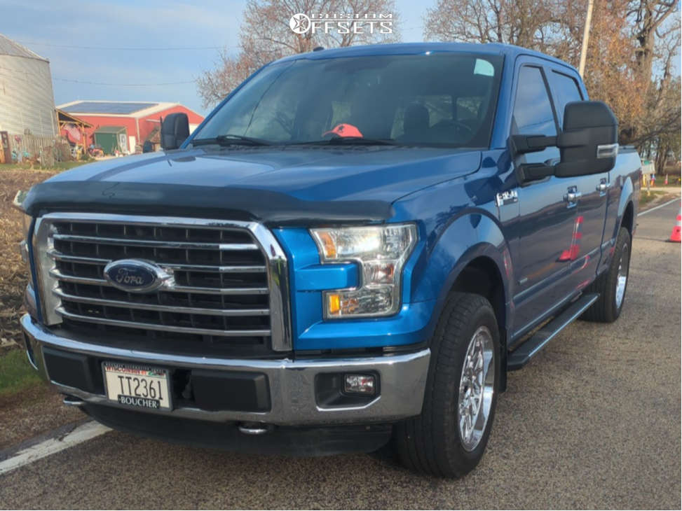 2015 Ford F-150 with 20x9 10 Vision Brawl and 275/55R20 Goodyear ...