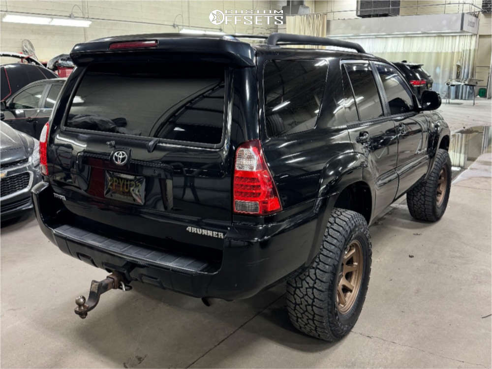 2006 Toyota 4Runner with 17x9 -12 Vision Flow and 285/70R17 Falken ...