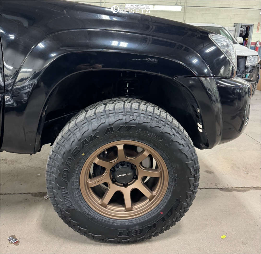 2006 Toyota 4Runner with 17x9 -12 Vision Flow and 285/70R17 Falken ...