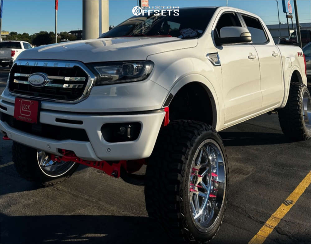 2019 Ford Ranger with 22x12 -44 Hardcore Offroad Hc18 and 33/12.5R22 ...