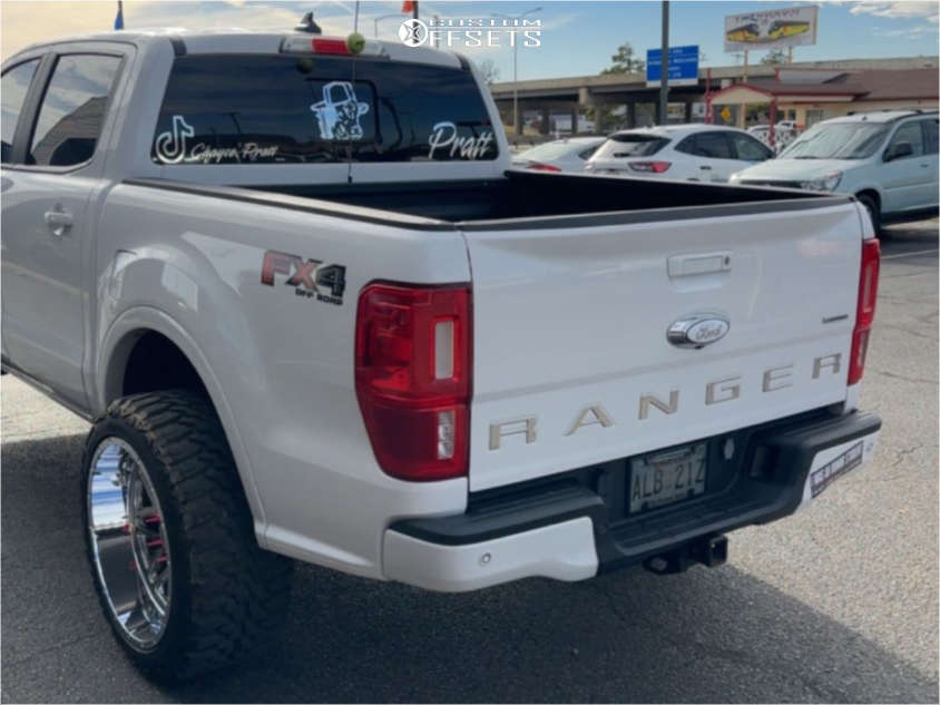 2019 Ford Ranger with 22x12 -44 Hardcore Offroad Hc18 and 33/12.5R22 ...