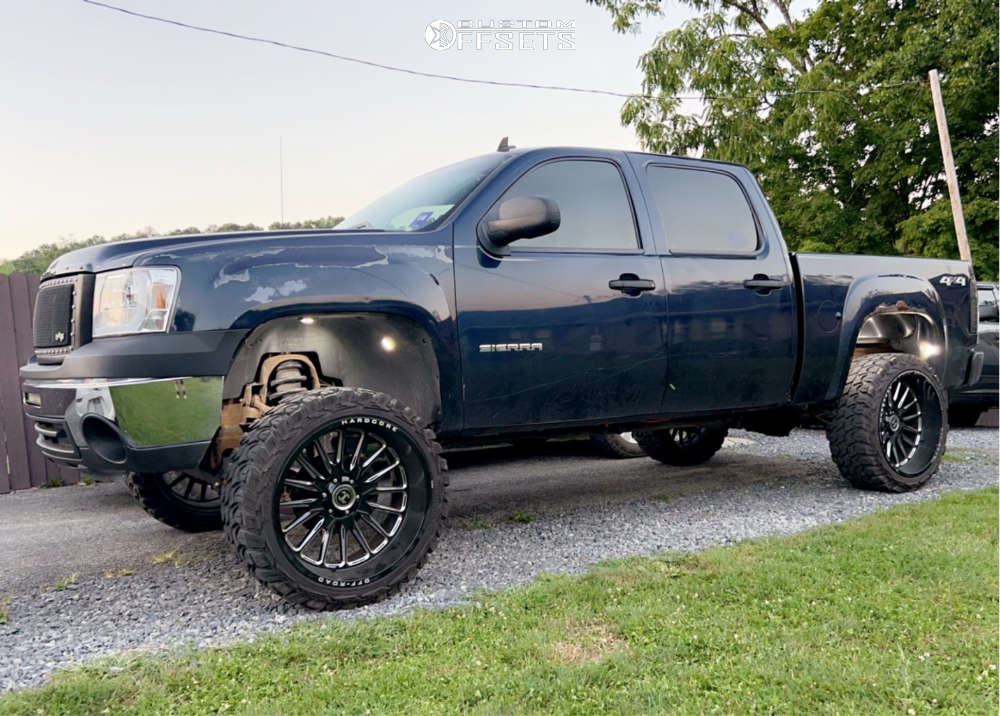 2008 GMC Sierra 1500 with 24x12 -44 Hardcore Offroad Hc24 and 35/12 ...
