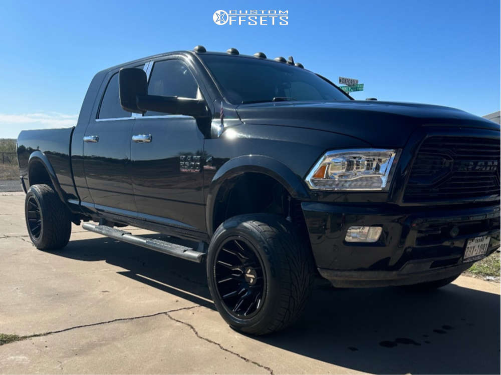 2018 Ram 2500 with 20x12 -51 ARKON OFF-ROAD Roosevelt and 305/50R20 ...