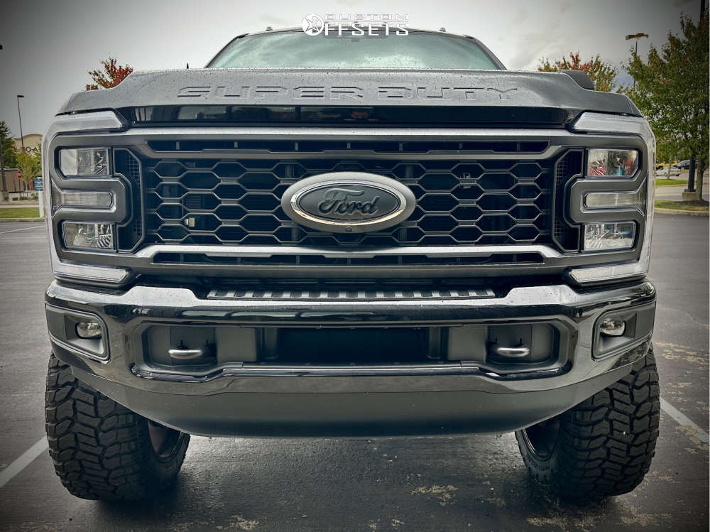 2023 Ford F-350 Super Duty with 24x12 -44 Hardcore Offroad Hc24 and 37/ ...