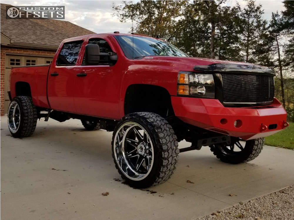 2009 Chevrolet Silverado 2500 HD with 26x14 -51 Fuel Forged Ffc26 and ...