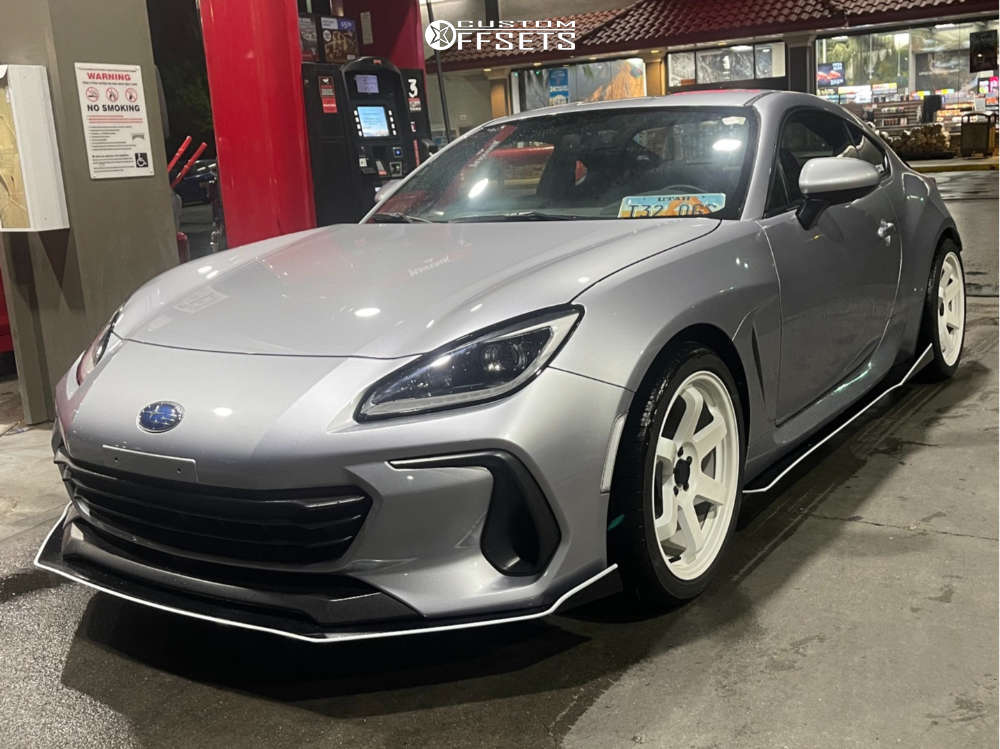 2023 Subaru BRZ with 18x8.5 35 AVID1 Av6 and 255/35R18 Vercelli Strada ...