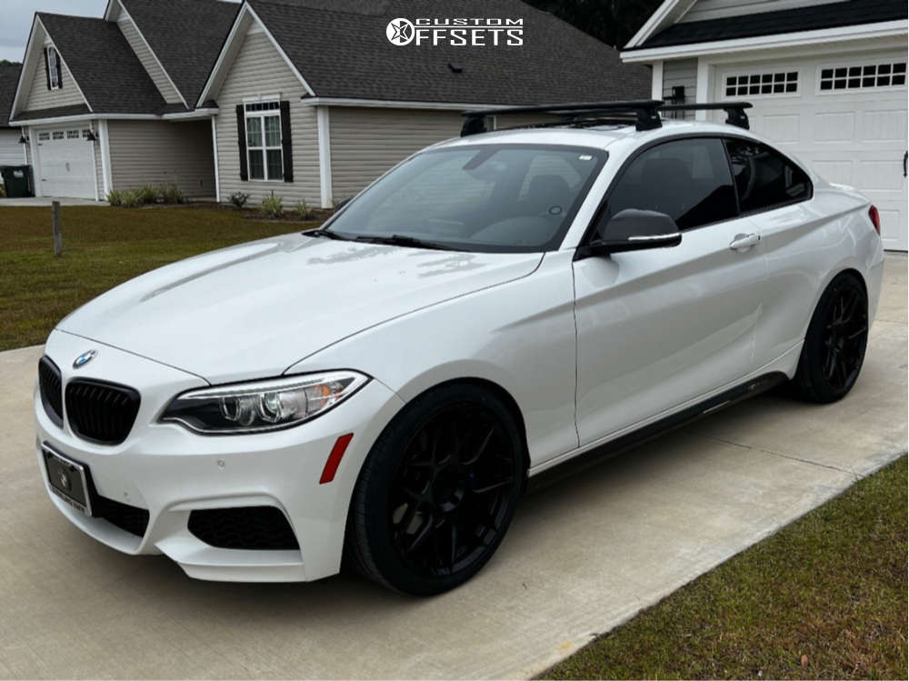 2016 BMW M235i with 19x8.5 35 Aodhan Aff2 and 235/40R19 Pirelli ...