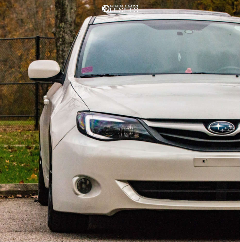 2010 Subaru Impreza with 16x7.5 43 Konig Myth and 215/55R16 Hankook Kinergy Gt and Coilovers ...