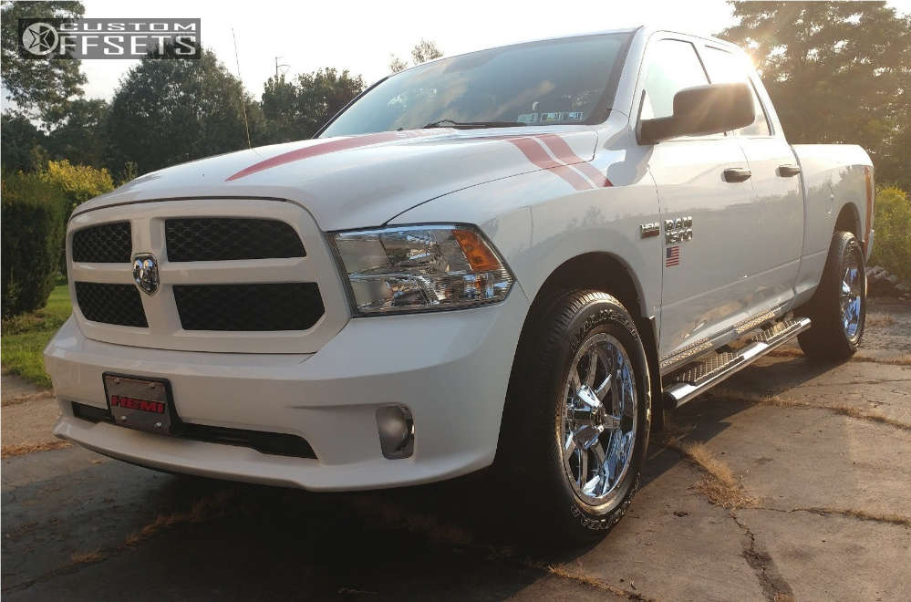 2013 Ram 1500 with 20x9 1 Fuel Maverick D536 and 275/60R20 Goodyear ...