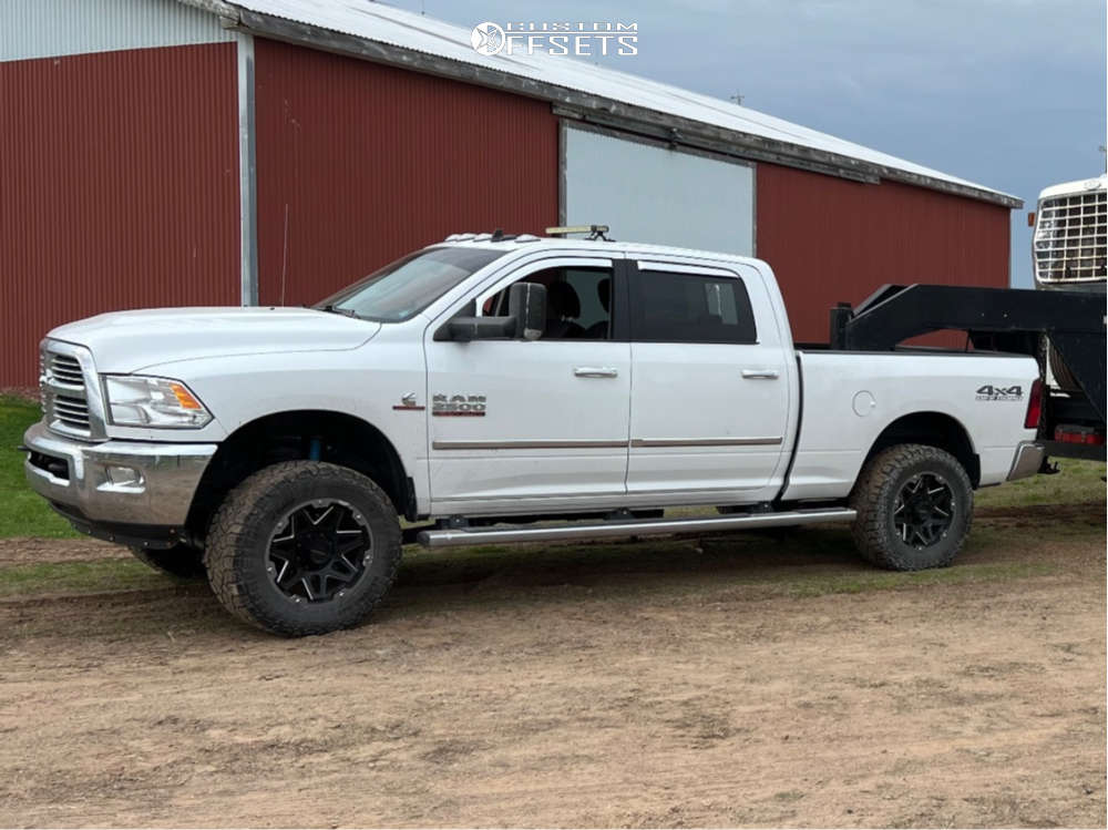 2018 Ram 2500 with 20x9 12 Vision Se7en and 35/12.5R20 Toyo Tires Open ...