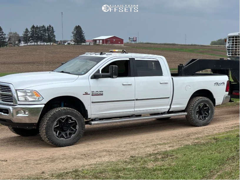 2018 Ram 2500 with 20x9 12 Vision Se7en and 35/12.5R20 Toyo Tires Open ...