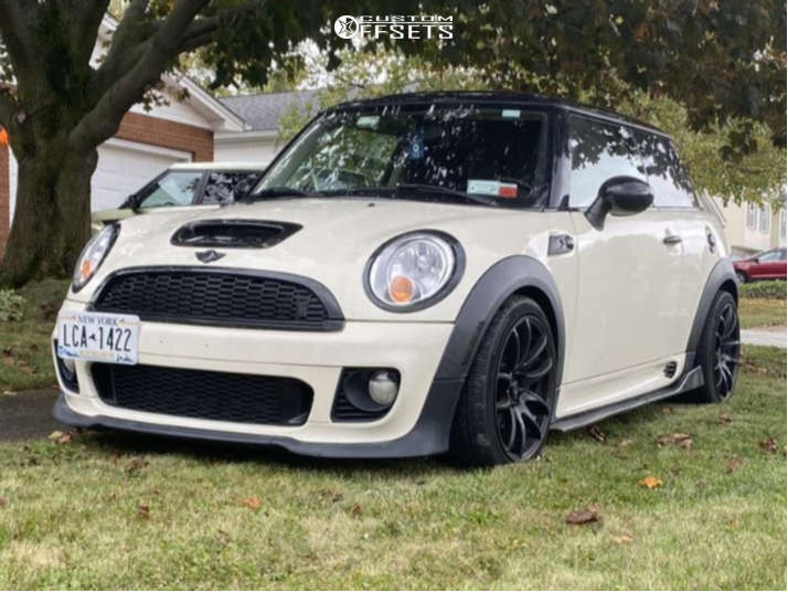 2013 Mini Cooper with 17x9 30 Vors Tr4 and 205/55R17 Hankook Ventus V2 ...