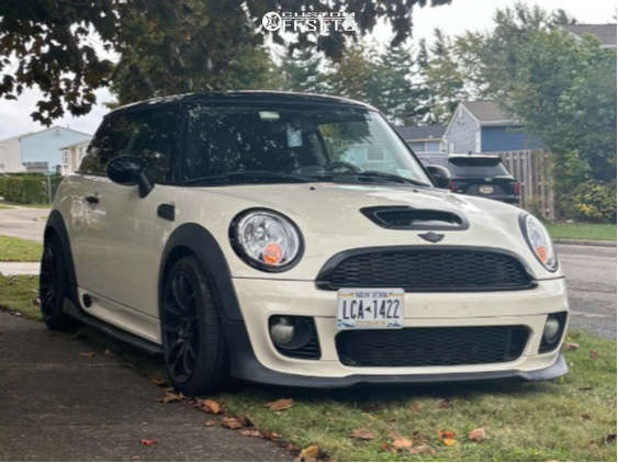 2013 Mini Cooper with 17x9 30 Vors Tr4 and 205/55R17 Hankook Ventus V2 ...