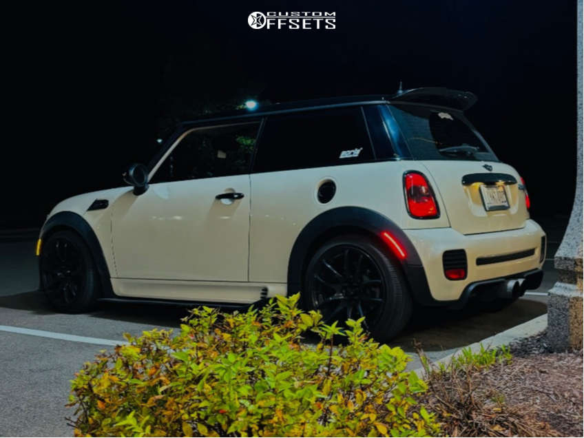 2013 Mini Cooper with 17x9 30 Vors Tr4 and 205/55R17 Hankook Ventus V2 ...