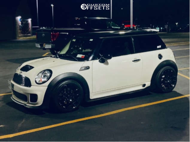 2013 Mini Cooper with 17x9 30 Vors Tr4 and 205/55R17 Hankook Ventus V2 ...