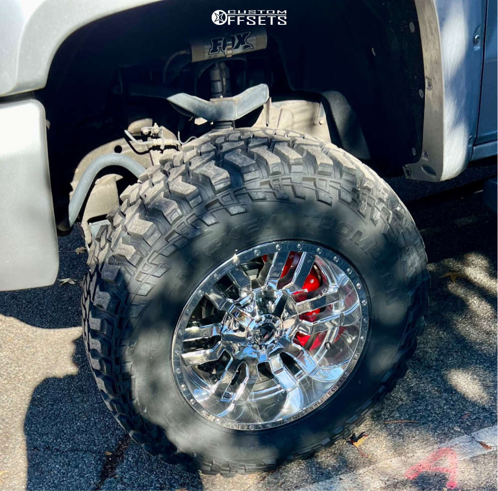 2018 GMC Sierra 2500 HD with 20x10 -18 Fuel Sledge and 37/12.5R20 ...