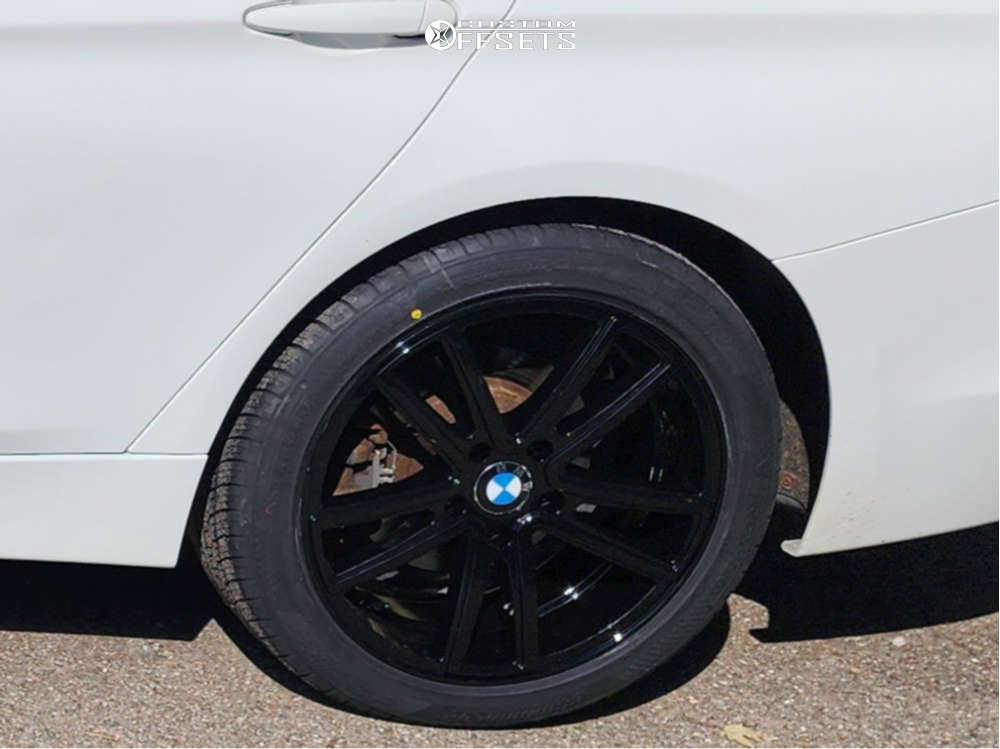 2014 BMW 328i XDrive with 18x8 40 Kraze Lusso and 225/45R18 Vercelli ...