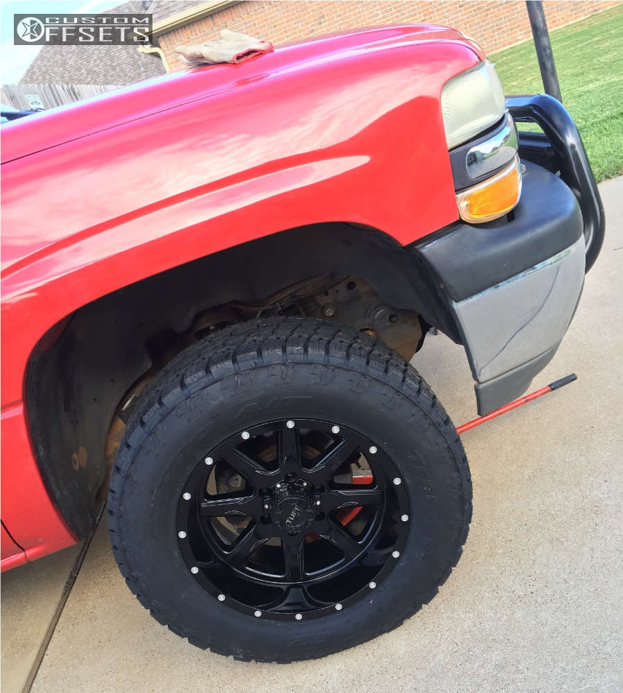 2001 Chevrolet Silverado 1500 with 18x10 -24 Tuff T15 and 285/60R18 ...