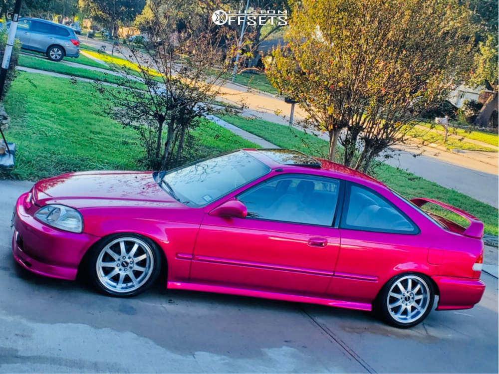 1998 Honda Civic with 16x7 35 ARC Ar4 and 205/45R16 Ironman IMove Gen2 ...