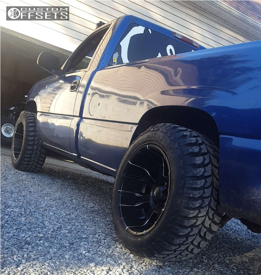 2003 Chevrolet Silverado 1500 with 20x12 -44 Red Dirt Road Lander and ...