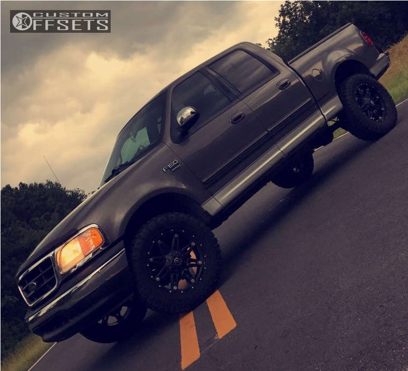 2002 Ford F-150 with 20x10 -12 Fuel Hostage and 305/55R20 Goodyear ...